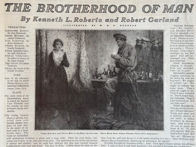 The Brotherhood of Man: An Early Roberts Work – Kenneth L. Roberts ...